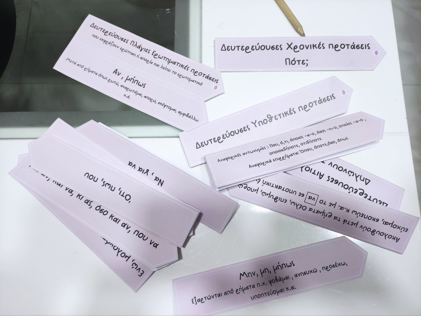 🌟Δευτερεύουσες προτάσεις, τα είδη τους και οι λέξεις – κλειδιά ...